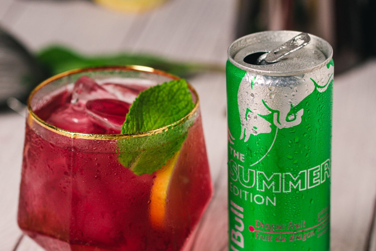 Dragon Fruit Mocktail Ideas - Red Bull Summer Edition