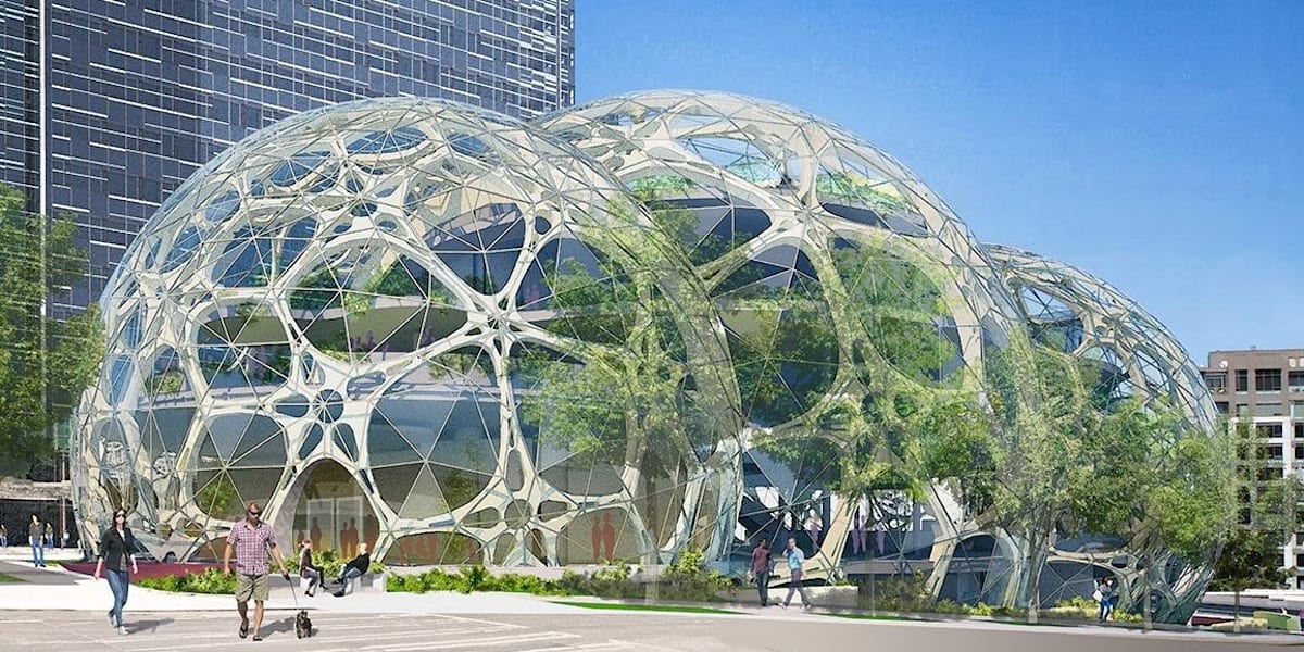 The Spheres: la oficina en un vergel