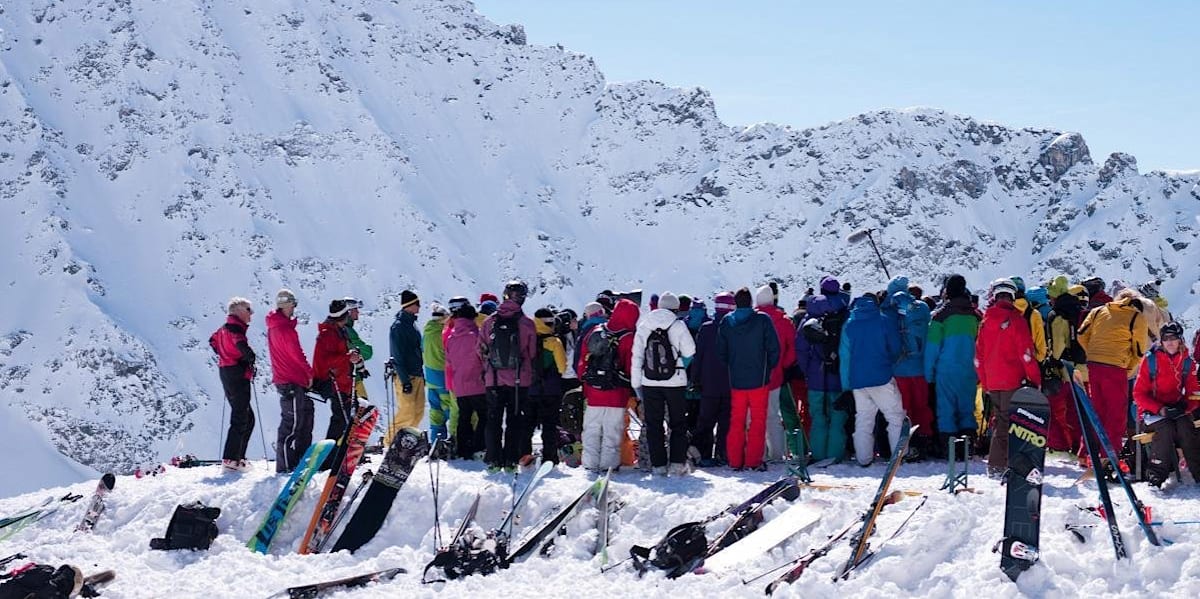 Freeride World Tour Bec des Rosses 3D animation video