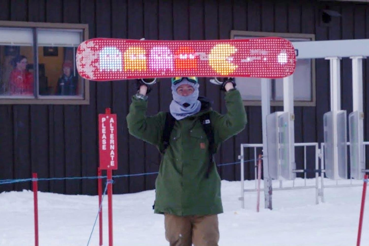 Signal Snowboards créé un snowboard recouvert de LED