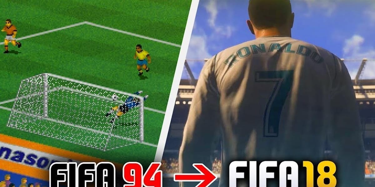 A evolução do FIFA de 1994 a 2018