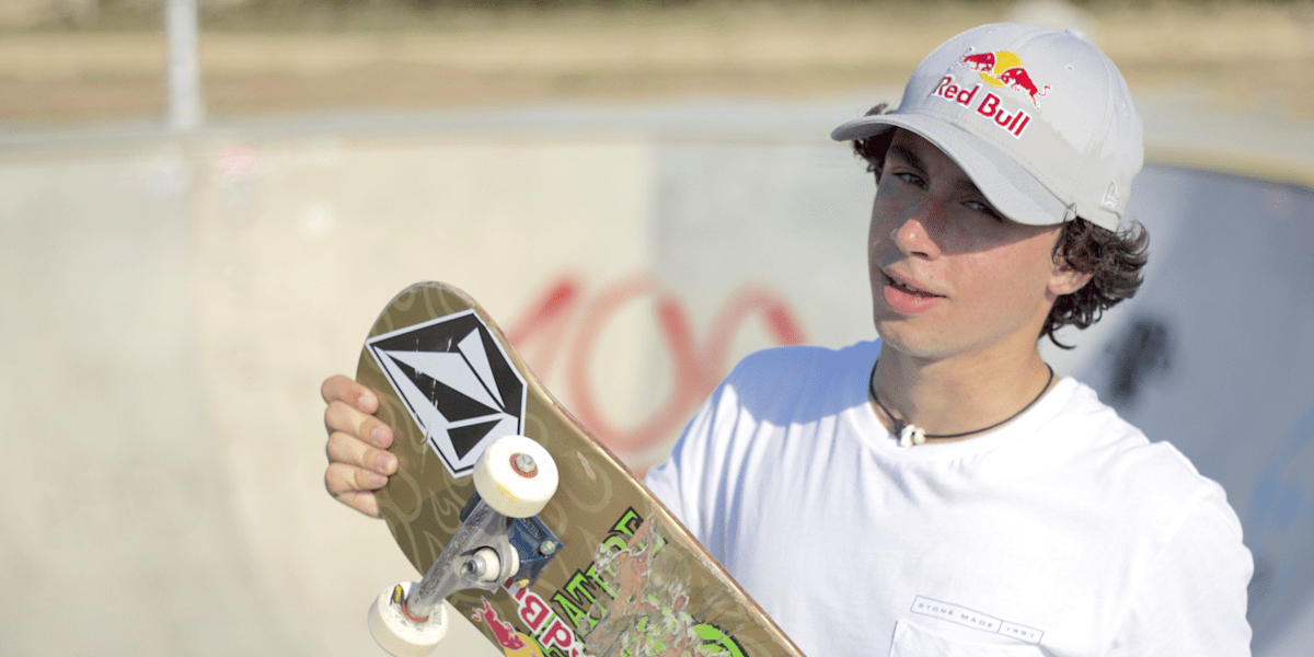 Vidéo : Vincent Matheron présente sa planche de skate