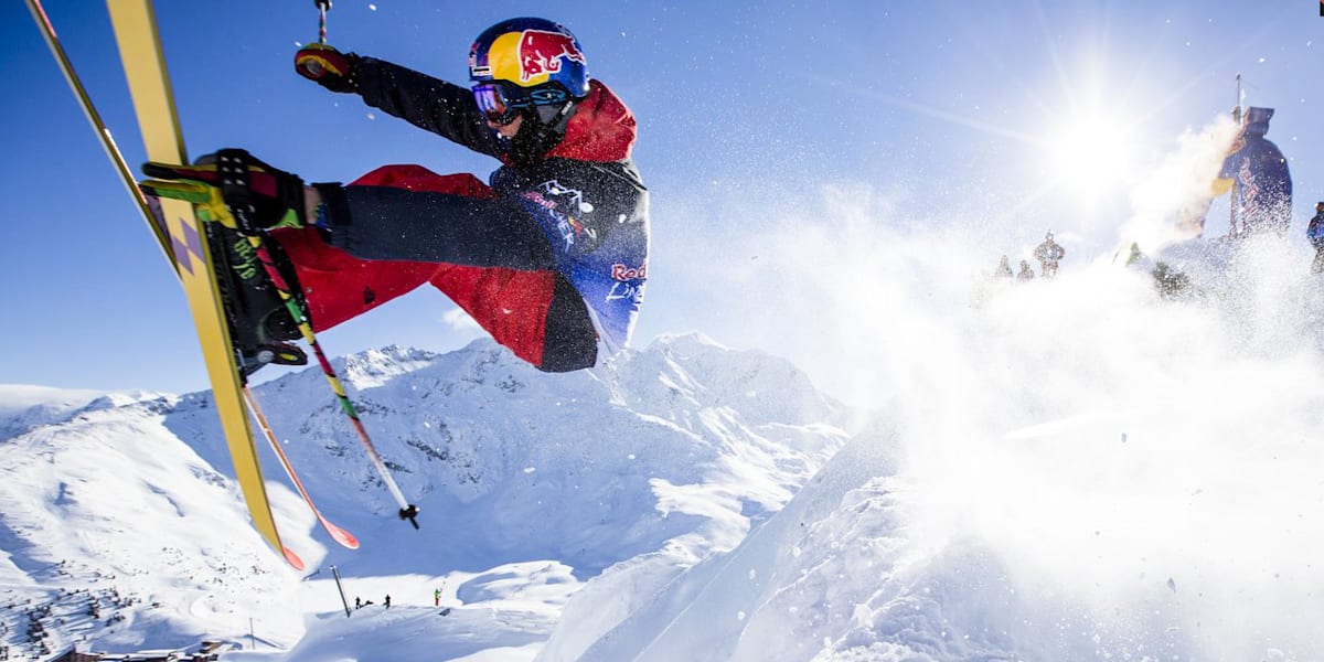 Red Bull Skiing Wallpaper