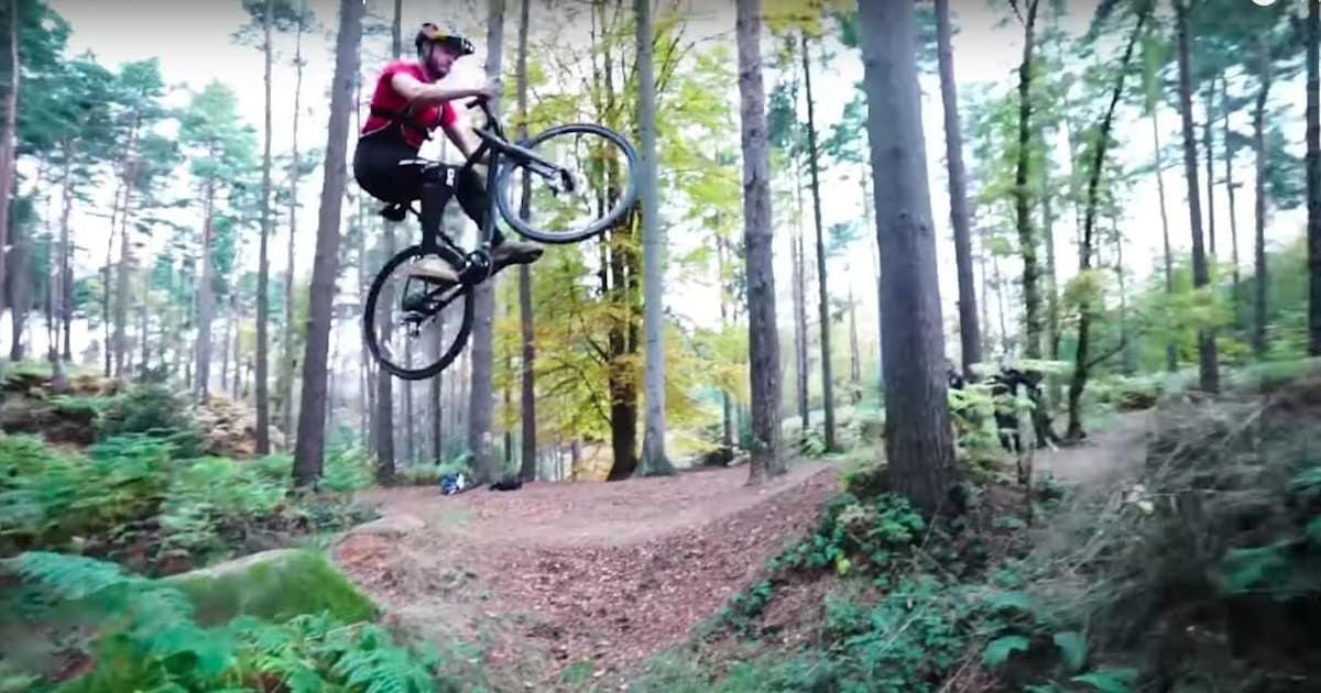 Matt Jones video: Downhill & dirt jumps on a road bike