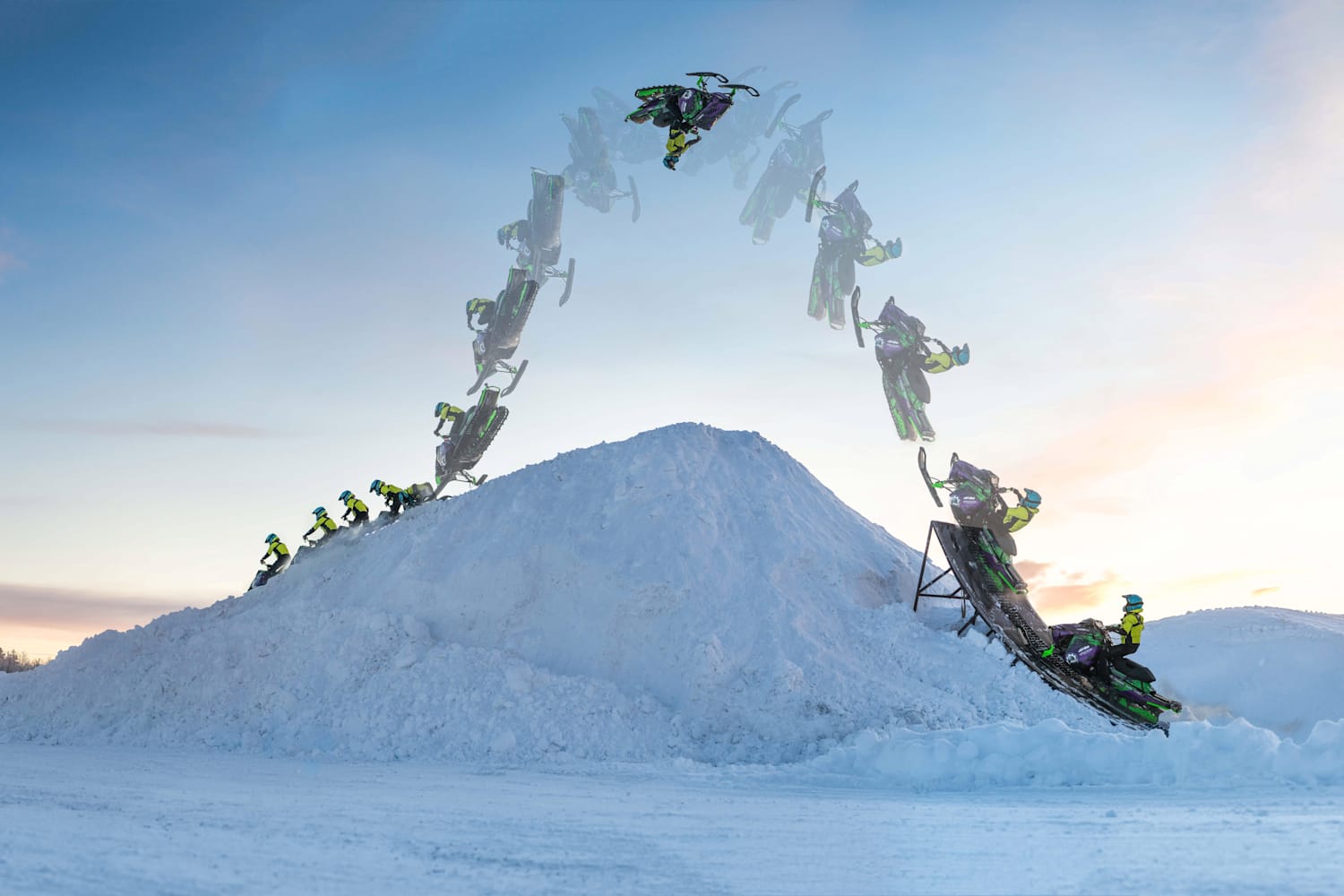 Ella Snäll - First ever female snowmobile backflip