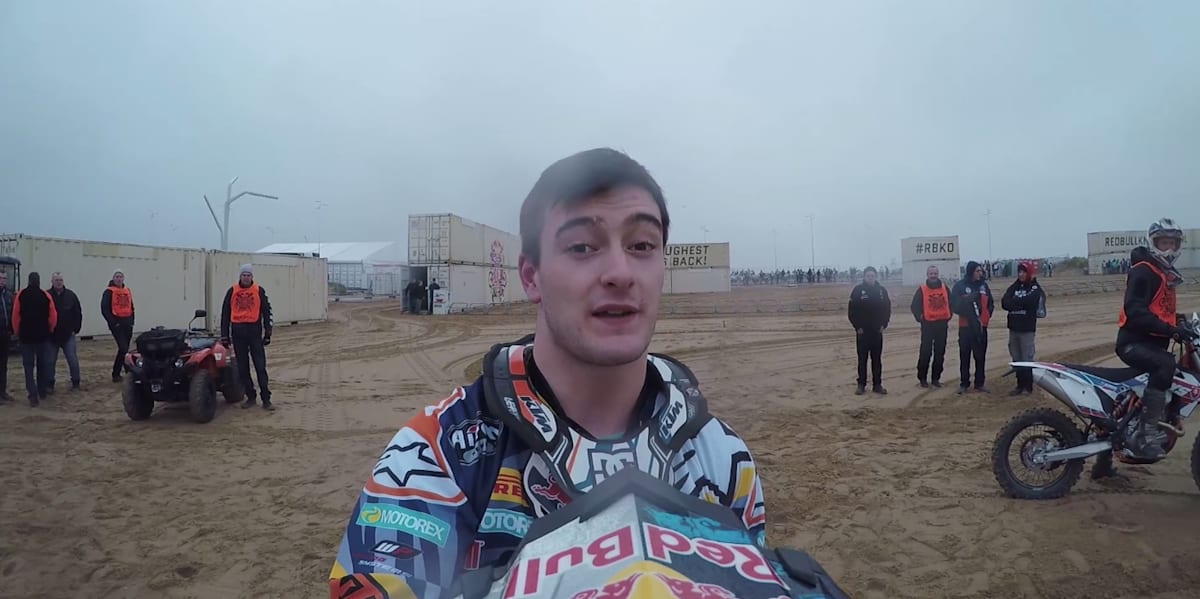 POV Jeffrey Herlings rides at Red Bull Knock Out