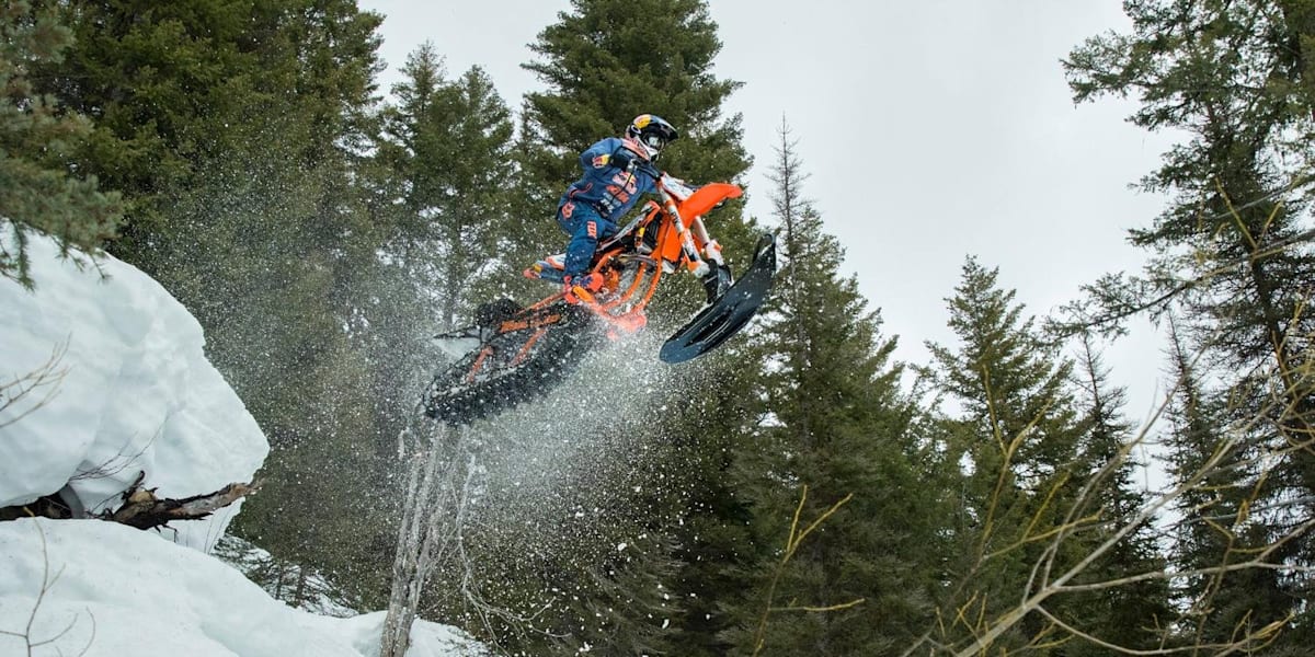 Renner, Maddo and Berrecloth 'Powder Hounds' Snow Bikes