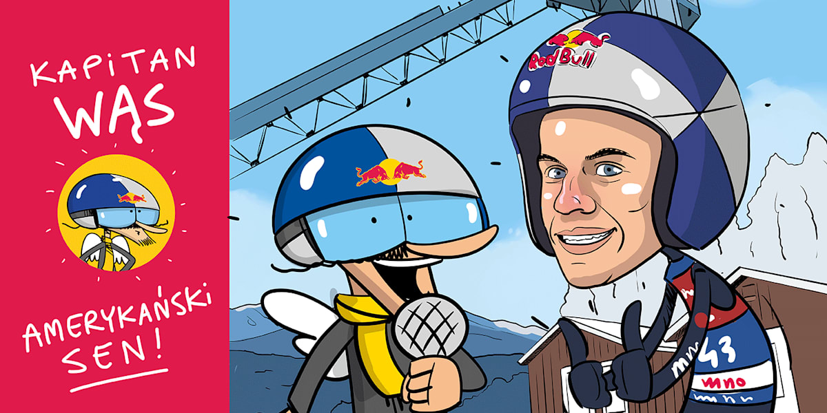 Kapitan Wąs: Andreas Wellinger w USA - komiks