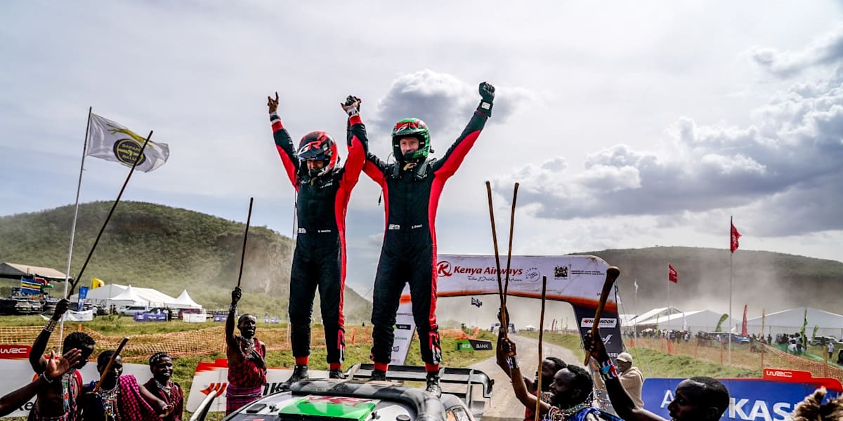 Safari success propels Elfyn Evans to record WRC lead