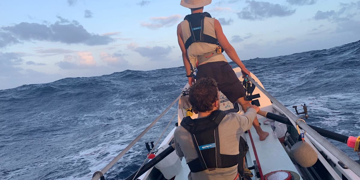 Fastest trio to row the Atlantic: Jamie, Ewan & Lachlan