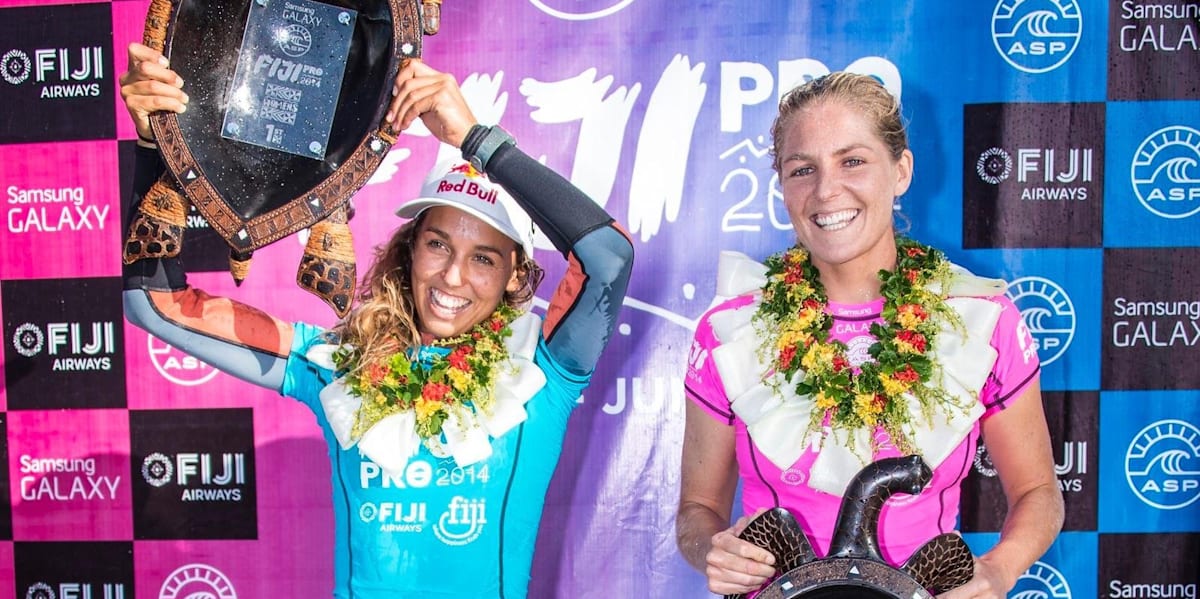 Sally Fitzgibbons surfing interview about Fij
