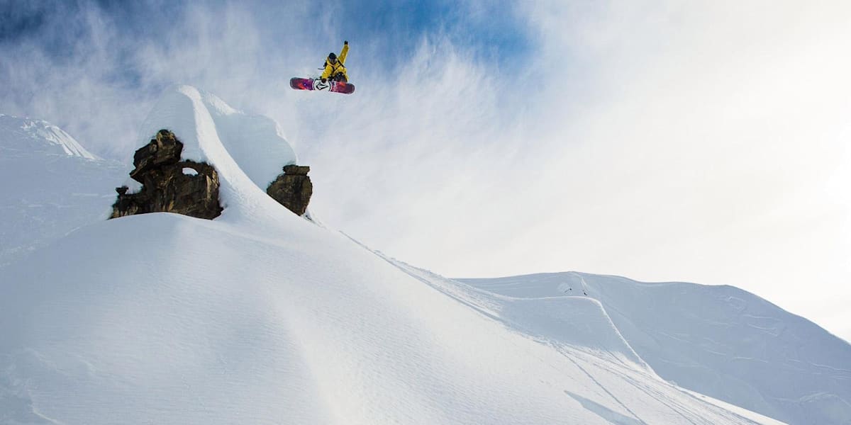 snowboarding computer background