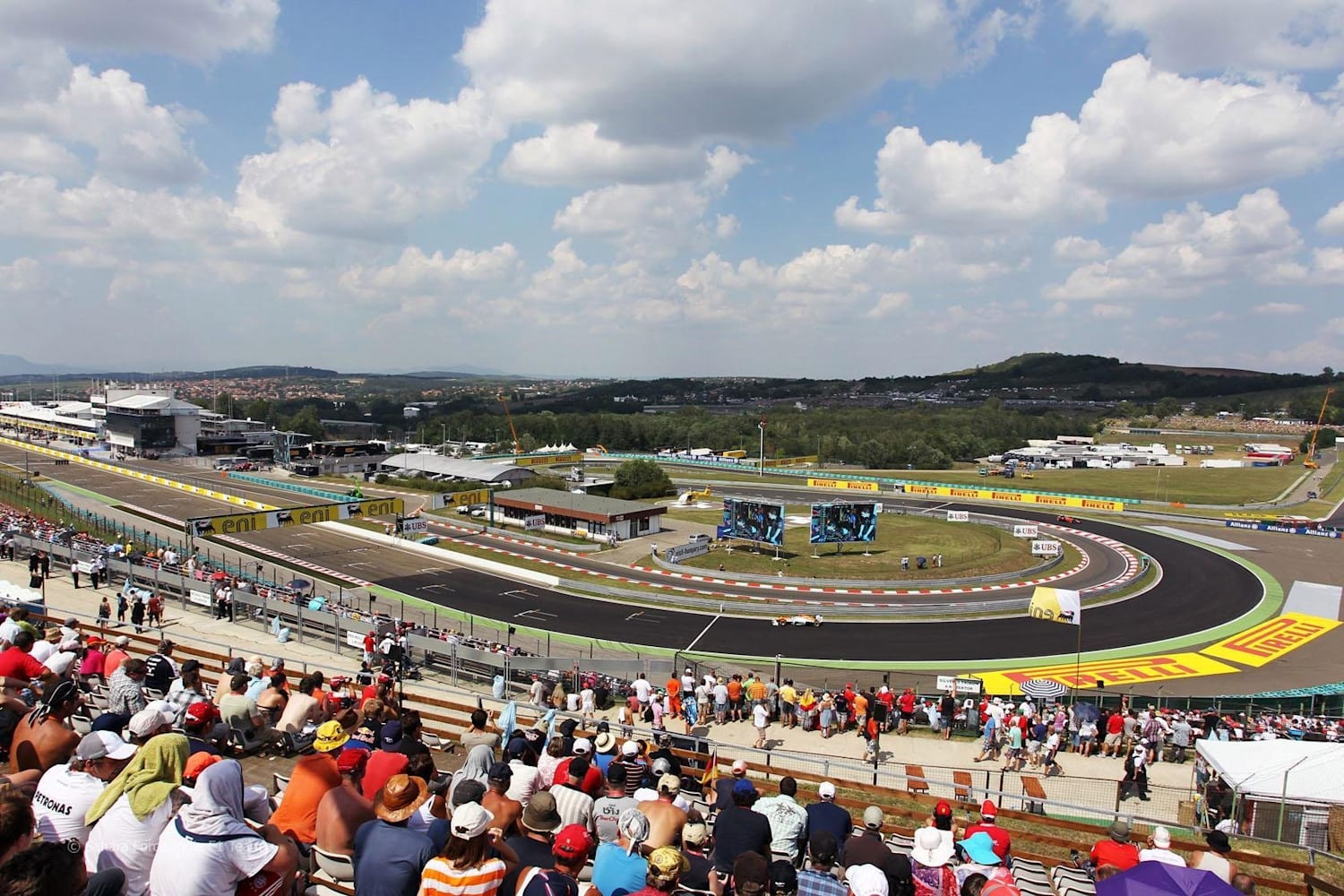 Hungarian Grand Prix: F1 cars in strange places
