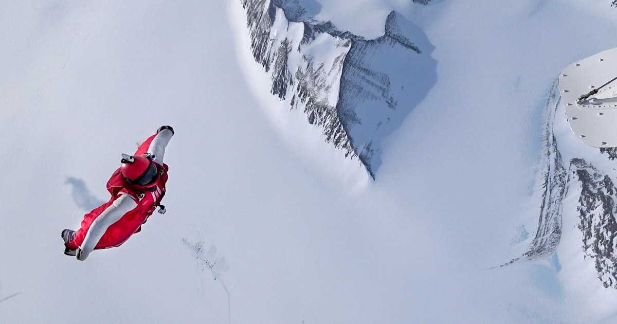 Heather Swan: Erste Wingsuit-Pilotin in der Antarktis