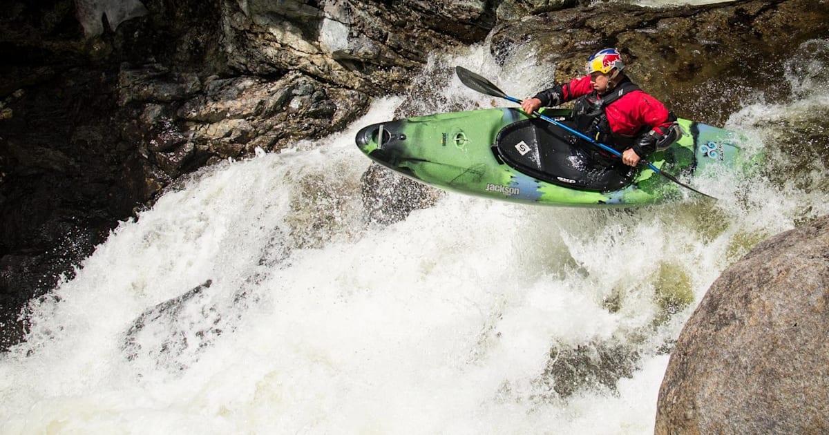 Steve Fisher Kayaks Hanging Spears Falls in New York
