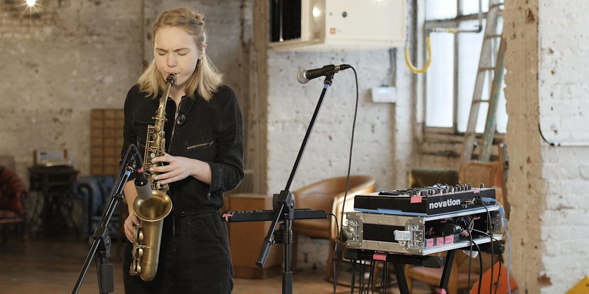 Exclusive saxophone session with Laura Misch | Red Bull