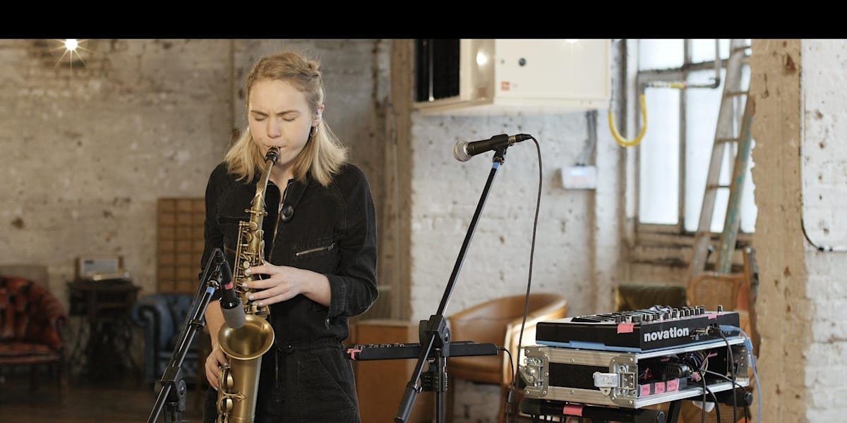 Exclusive saxophone session with Laura Misch | Red Bull