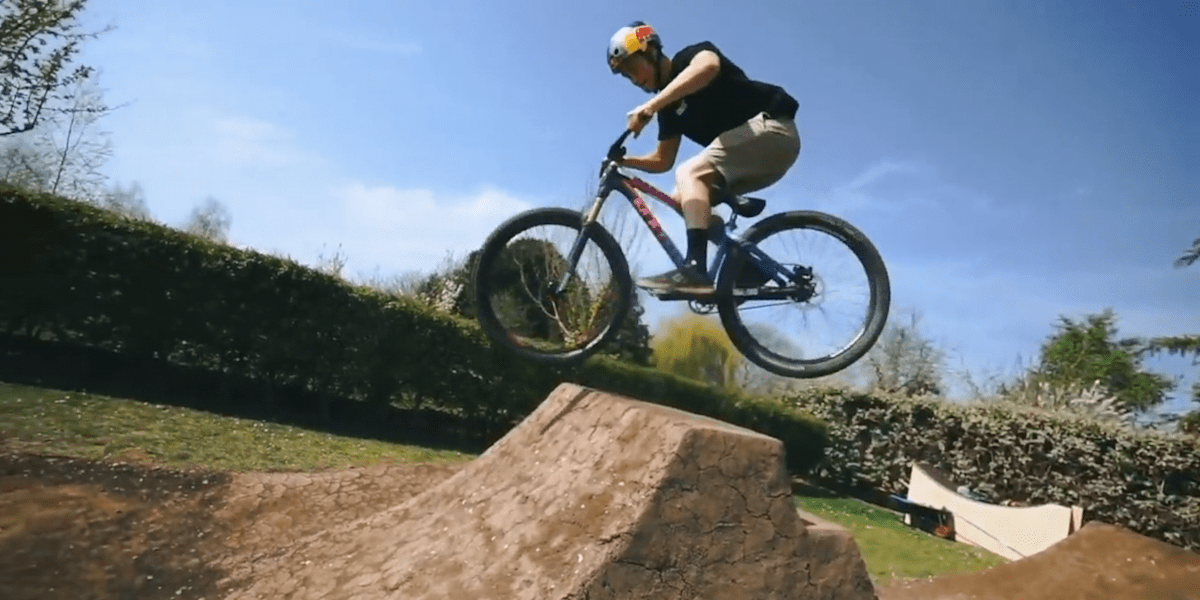 Matt Jones: MTB backyard slopestyle course – video