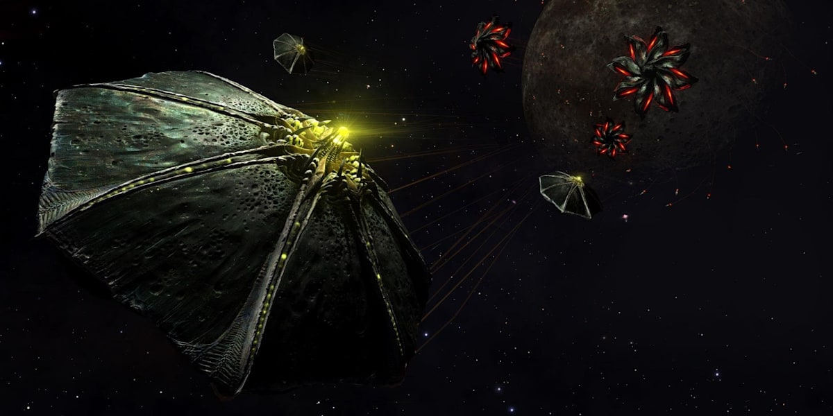 Elite Dangerous: Players communicating with Thargoids