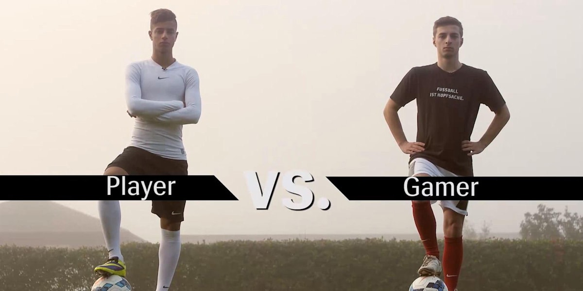 Footballer vs. Gamer **video** FIFA | Red Bull Games