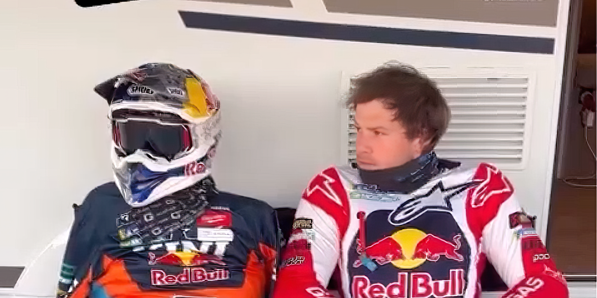 Daniel Sanders und sein imaginärer Buddy Matthias Walkner