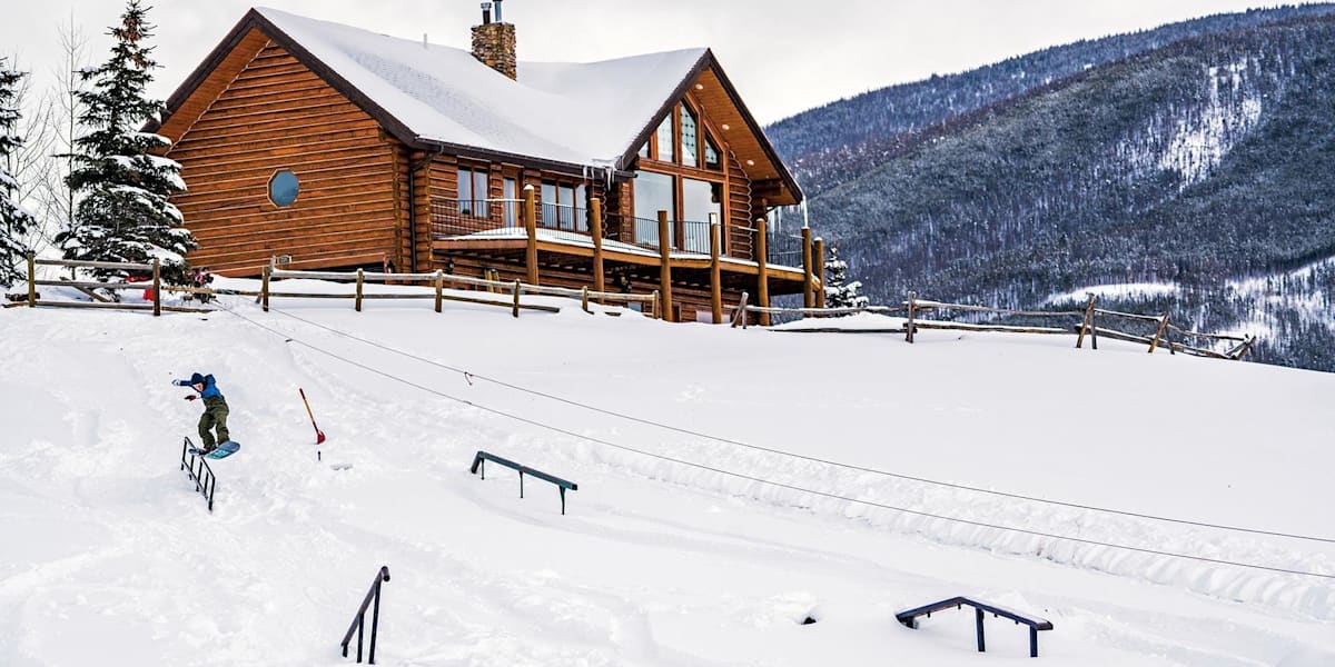 Red Gerard Backyard Snow Park | Red Bull Snowboarding