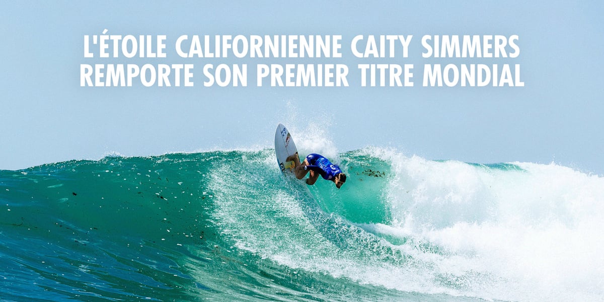 Caity Simmers : plus jeune championne du monde de surf