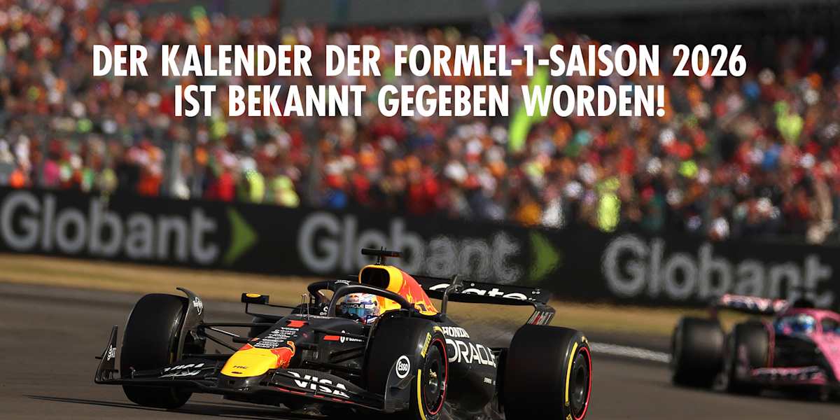 Formel 1 2026: Der vollständige Grand-Prix-Kalender ist da