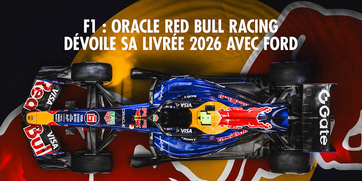Oracle Red Bull Racing dévoile sa livrée F1 2026 avec Ford