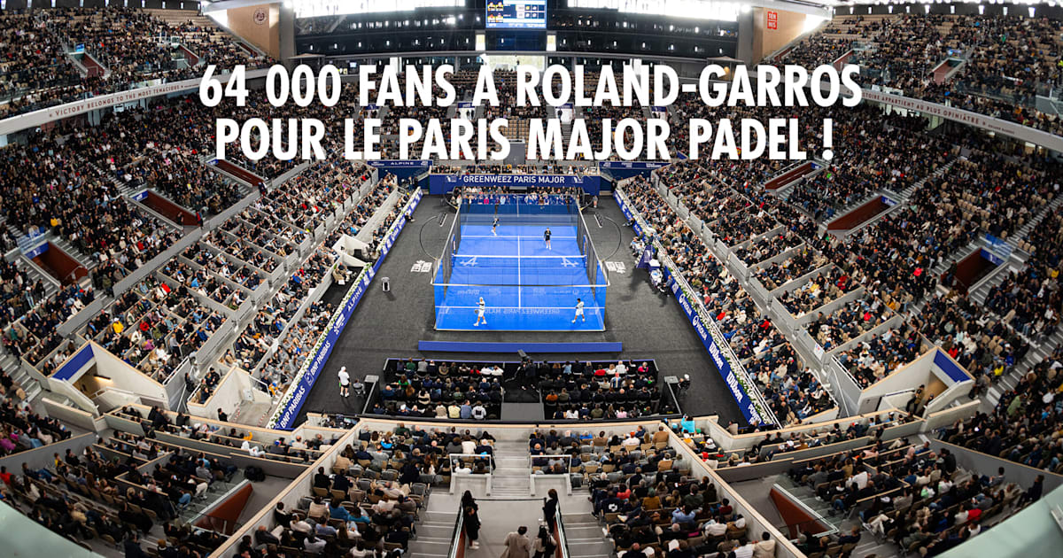 Paris Major Premier Padel 2024: 64 000 fans à Roland-Garros!