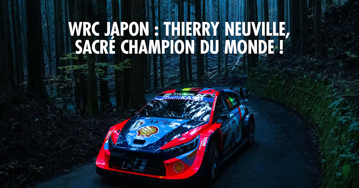 Rallye du Japon WRC 2024: Thierry Neuville champion du monde