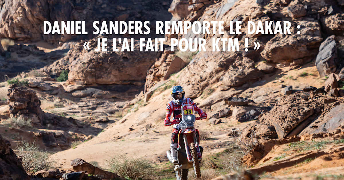 Daniel Sanders remporte le Dakar 2025: portrait et interview