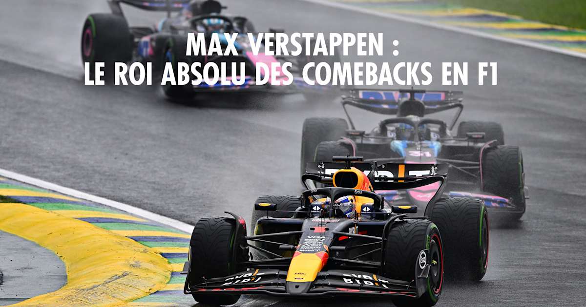 Max Verstappen : le roi des comebacks et des records en F1