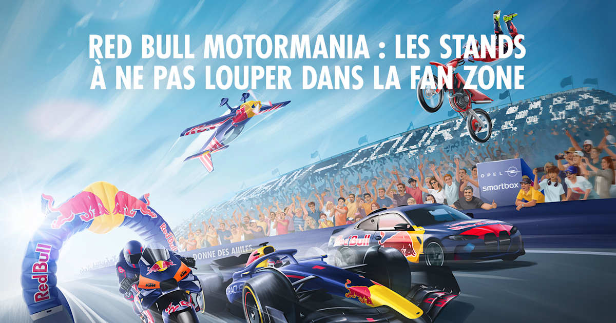 Red Bull Motormania : le guide des stands de la fan zone