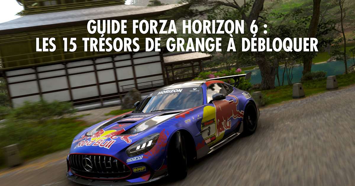 Forza Horizon 6: guide pour trouver les 15 trésors de grange