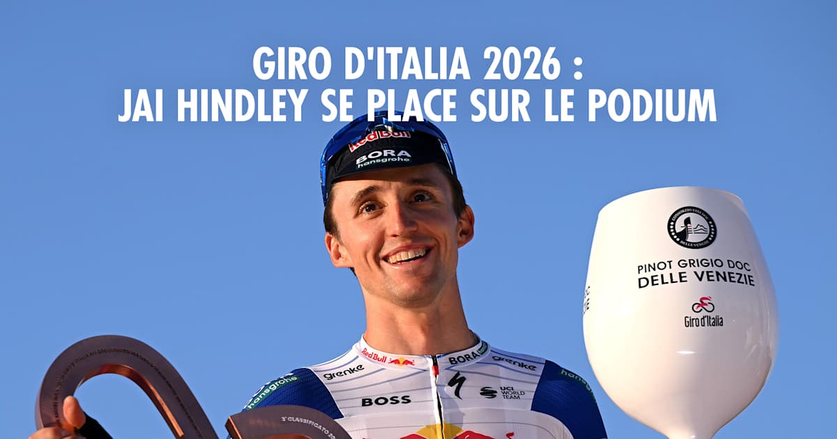 Giro d'Italia 2026 : Jai Hindley sur le podium - résultats