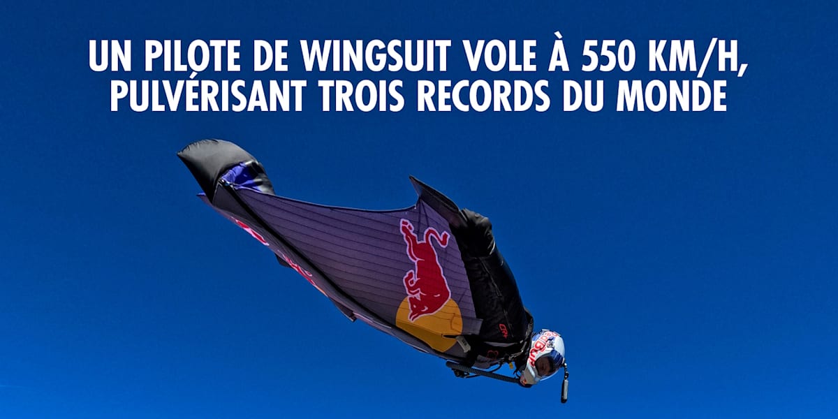 Wingsuit: Sebastián Álvarez vole à 550 km/h et bat 3 records