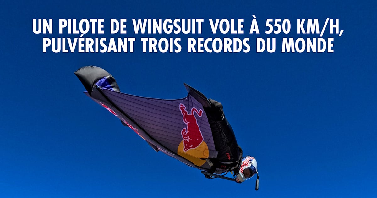 Wingsuit: Sebastián Álvarez vole à 550 km/h et bat 3 records