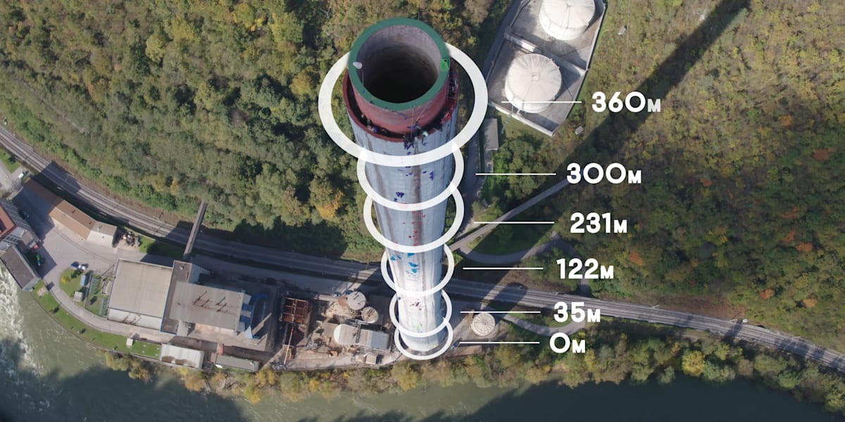 Climbing up Europe's tallest chimney in Slovenia