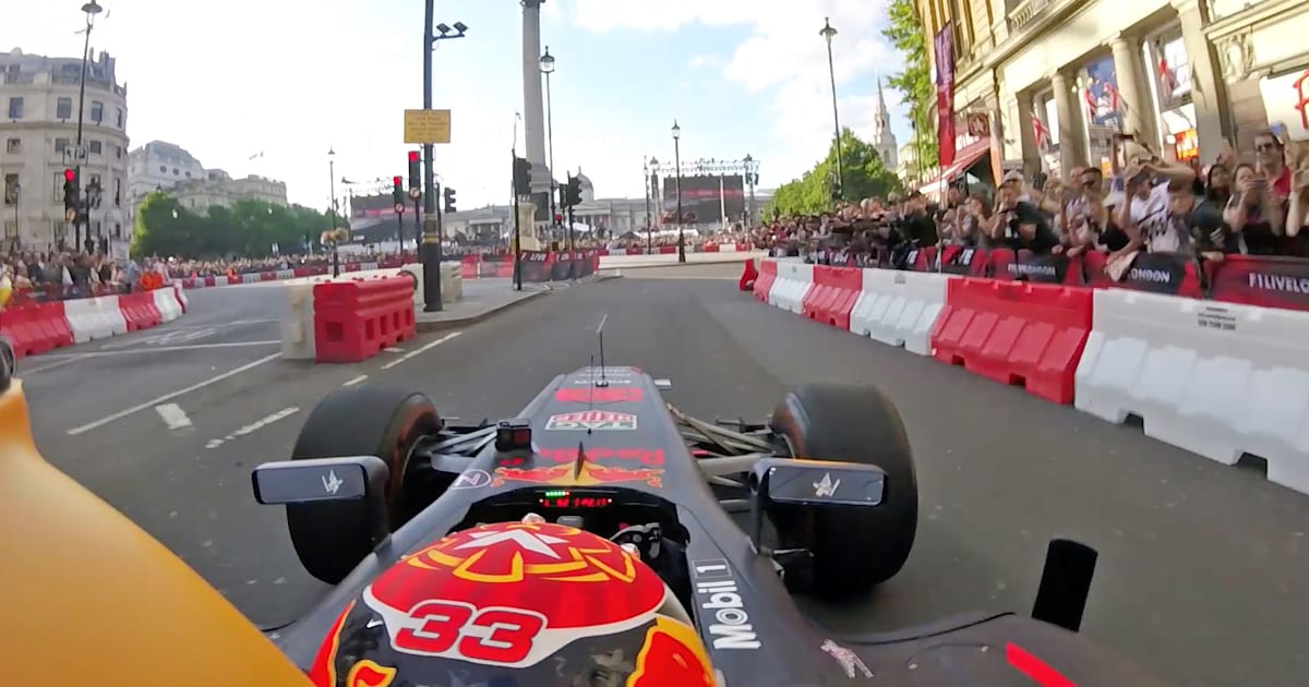 Max Verstappen at F1 Live in London