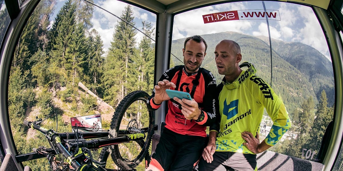 Claudio Caluori und Ed Masters in Val di Sole