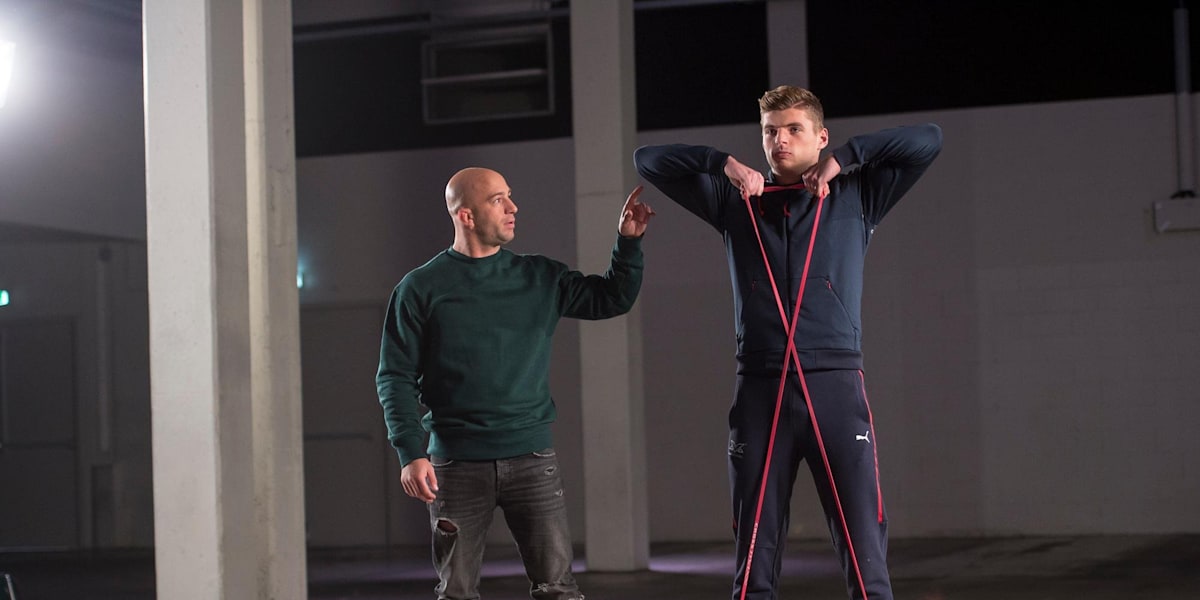 Workout voor je schouders met Max Verstappen