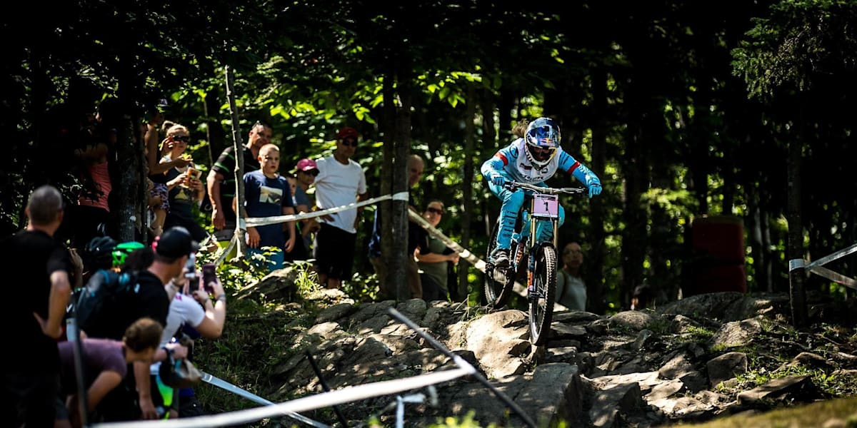 DH World Cup Mont-Sainte-Anne 2018: Rachel Atherton run