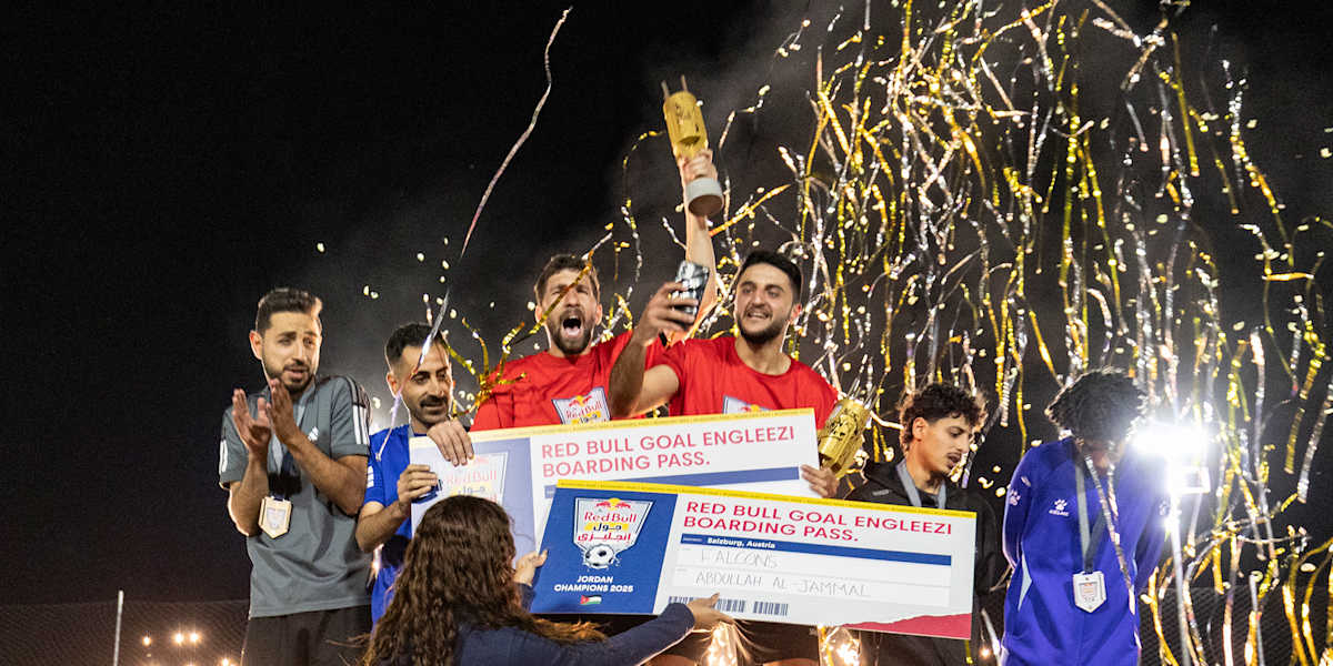 Team Falcons Wins Red Bull Goal Engleezi in Jordan