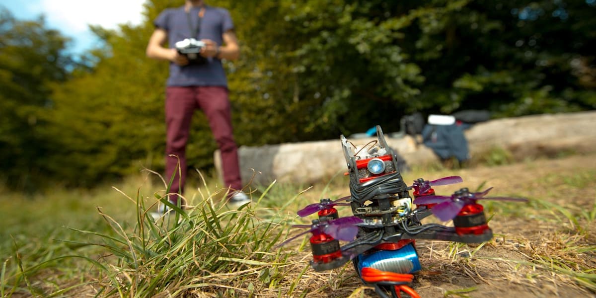 Des pilotes de drones français parlent Red Bull DR.ONE