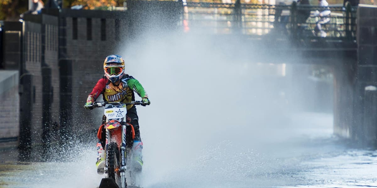 Making-of: Robbie Maddison rijdt over water