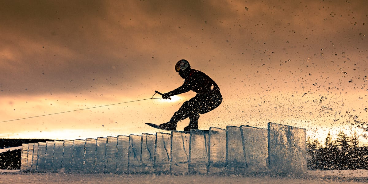 Frozen Lake Wake wakeboarding: Best pictures