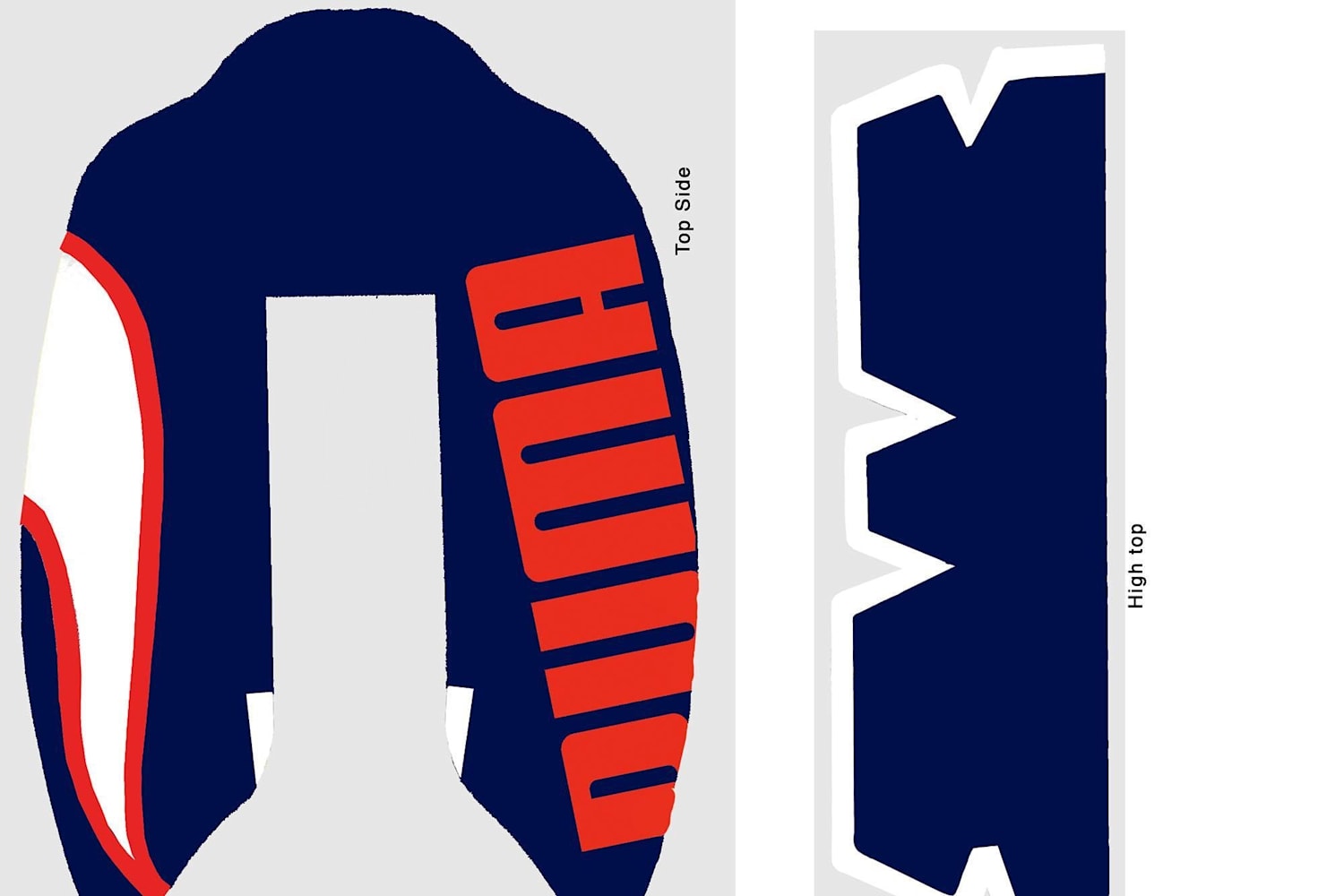 Shoey celebration: home made shoe patterns