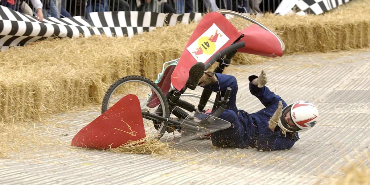 The best crashes and fails from events 1–99