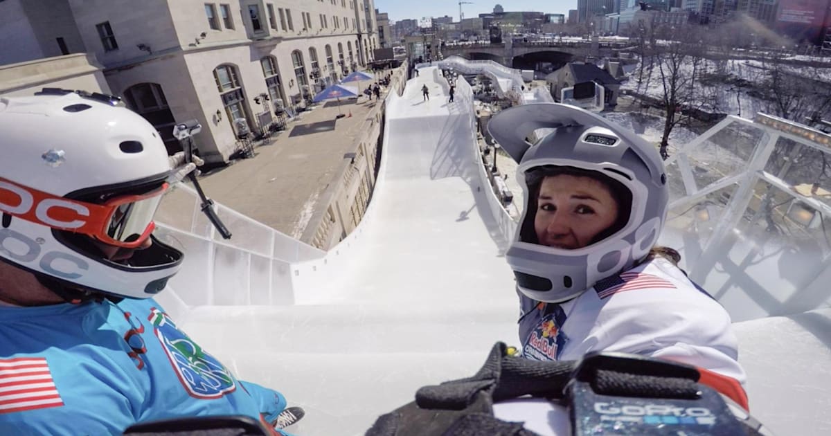 Red Bull Crashed Ice: Crashes in Canada +++POV video+++